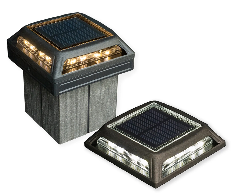 Classy Caps Muskoka Universal Solar Light for Dock, Deck & Post Cap