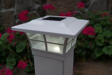 Classy Caps Copper Prestige Solar Post Cap for 4x4 Posts