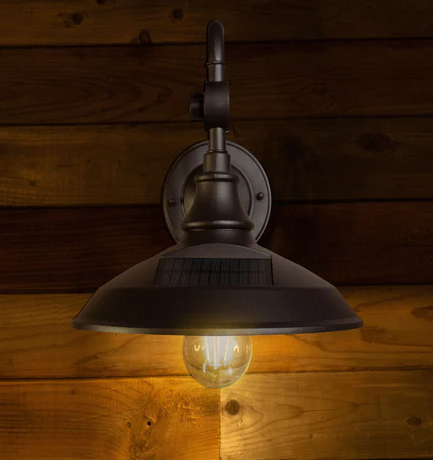 Classy Caps Solar Barn Light