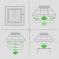 Classy Caps Wellington Solar Post Cap Light Tiffany Style - 4 Pack