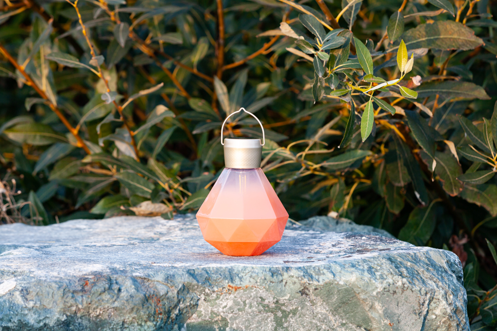 Coral Gem Light Glass Solar Lantern
