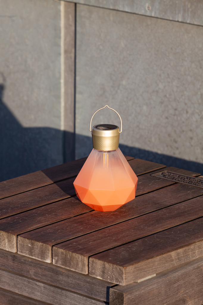 Coral Gem Light Glass Solar Lantern