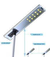 Earthtech Products 100 Watt LED Ultra High Powered Solar Street Light ...