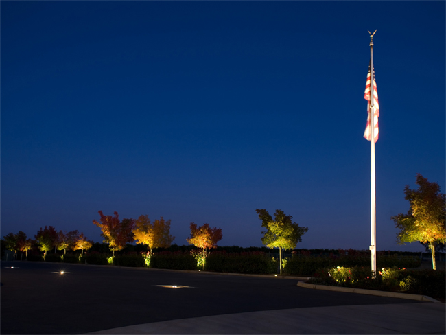 Earthtech Products Commercial Solar Flag Pole Lighting Kit for ...