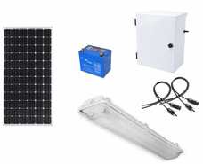 Earthtech Products Solar Power & Lighting Kit for Sheds, Garages ...