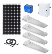 Earthtech Products Solar Power & Lighting Kit for Sheds, Garages ...