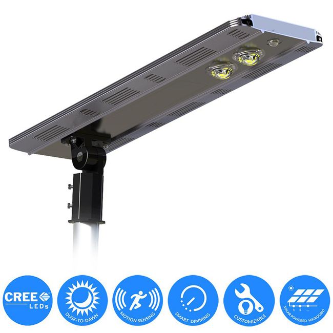 Earthtech Products Smart LED Integrated Lithium Battery Solar Street ...