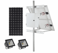 Earthtech Products LED Commercial 50 Watt Solar Street Light - 6500 ...