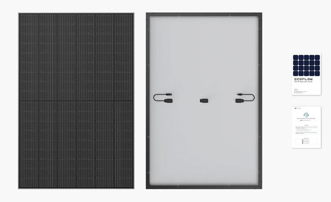 EcoFlow 2 Pack 400W Rigid Solar Panels with Mounting Feet