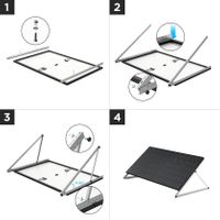 EcoFlow 2 Pack 400W Rigid Solar Panels with Tilt Mount Brackets