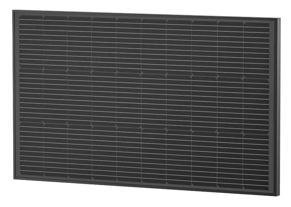 EcoFlow 2x 100W Rigid Solar Panel with 2 Rigid Solar Panel Mounting Feet