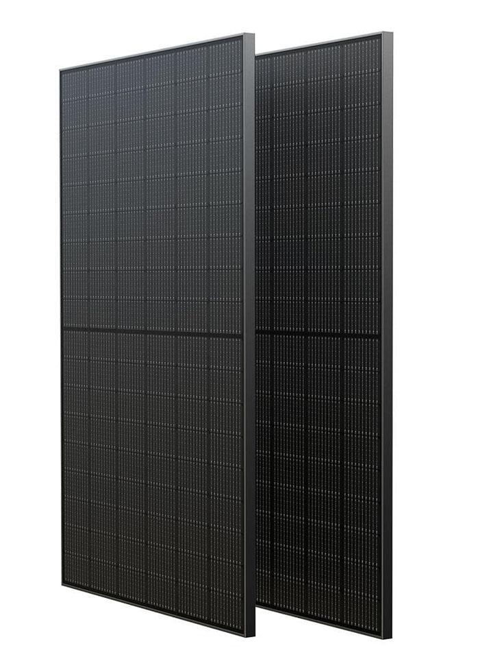 EcoFlow 2 Pack 400W Rigid Solar Panels with Mounting Feet