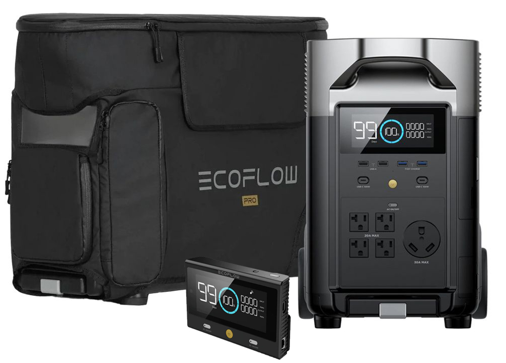 EcoFlow Delta Pro Portable Power Station with Lightweight Pro Bag ...