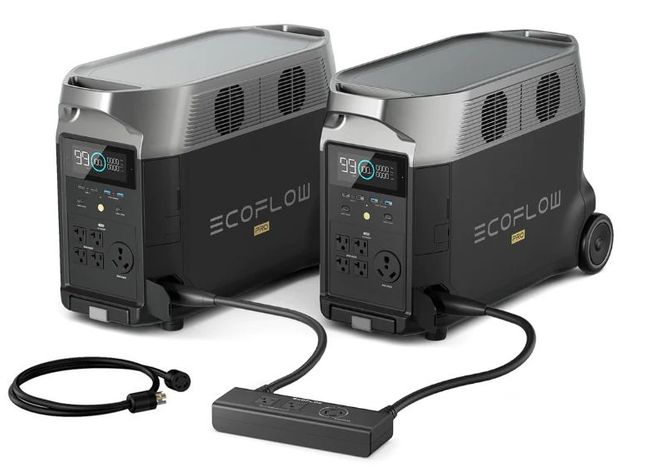 EcoFlow Delta Pro EV Solar Charging Kit with Free 400 Watt Solar Panel