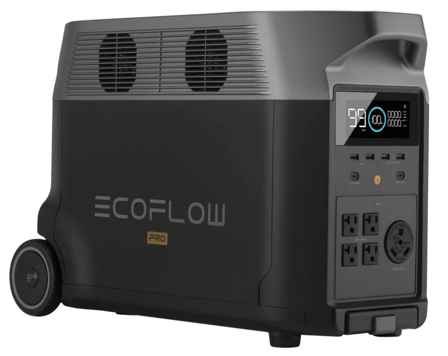 EcoFlow Delta Pro Portable Power Station with Remote Control
