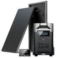 EcoFlow Delta Pro Portable Solar Generator with 2x 100W Solar Panels ...