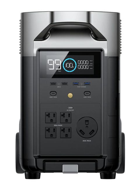 EcoFlow Delta Pro Portable Solar Generator with 2x 100W Solar Panels ...