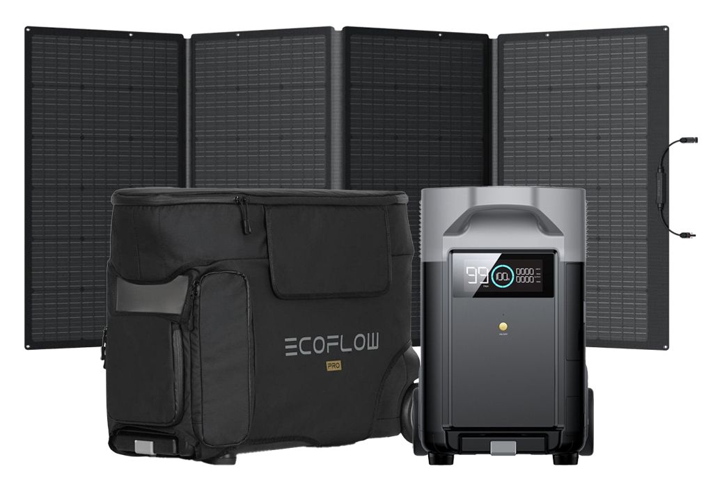 EcoFlow Delta Pro Expansion Kit - Includes 400W Solar Panel, Expansion ...