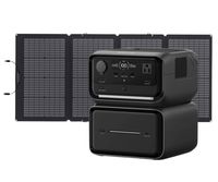 Ecoflow River 3 Max Plus Generator Kit with 220W Bifacial Solar Panel