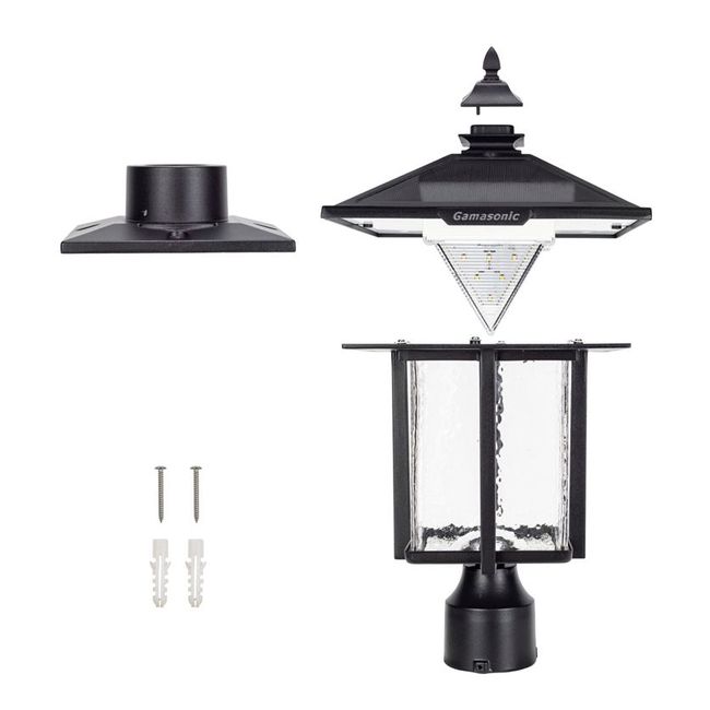 Gama Sonic Casita Bulb Solar Light - Pier and 3 inch Fitter Mount