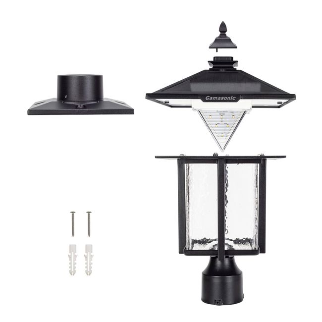 Gama Sonic Casita Bulb Solar Light - Pier and 3 inch Fitter Mount