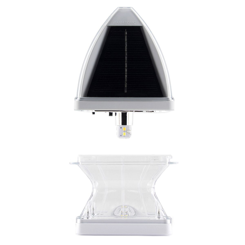 Gama Sonic Gothic Solar Post Cap Light 2 Pack - Available in Black and ...