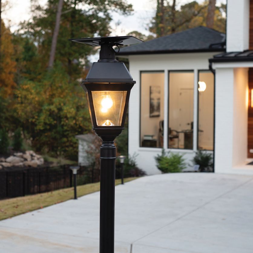 Gama Sonic Imperial Bulb ATS Commercial Post Light with 3" Fitter Mount