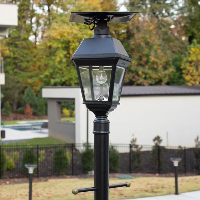 Gama Sonic Imperial Bulb ATS Commercial Post Light with 3" Fitter Mount