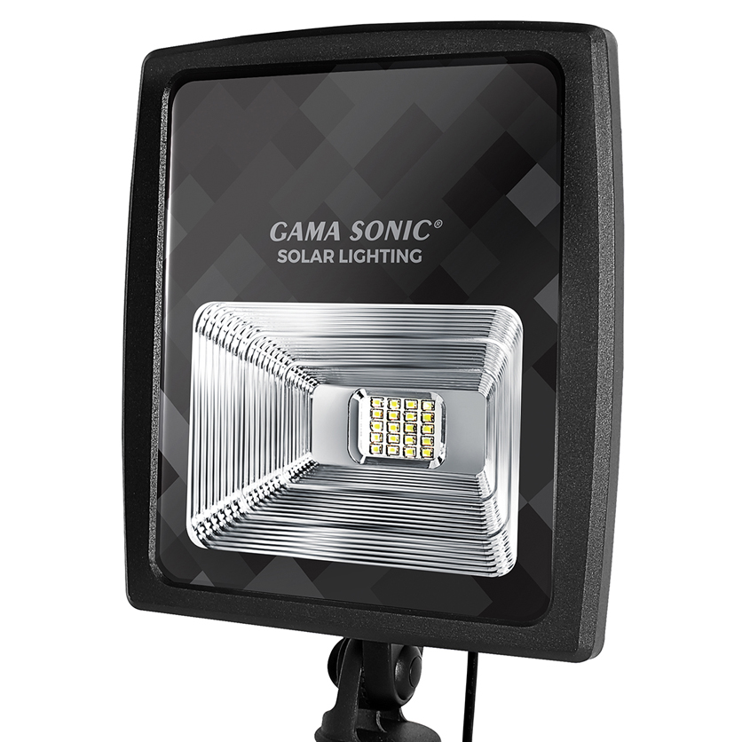 Gama Sonic Solar Flood Light - 250 Lumens
