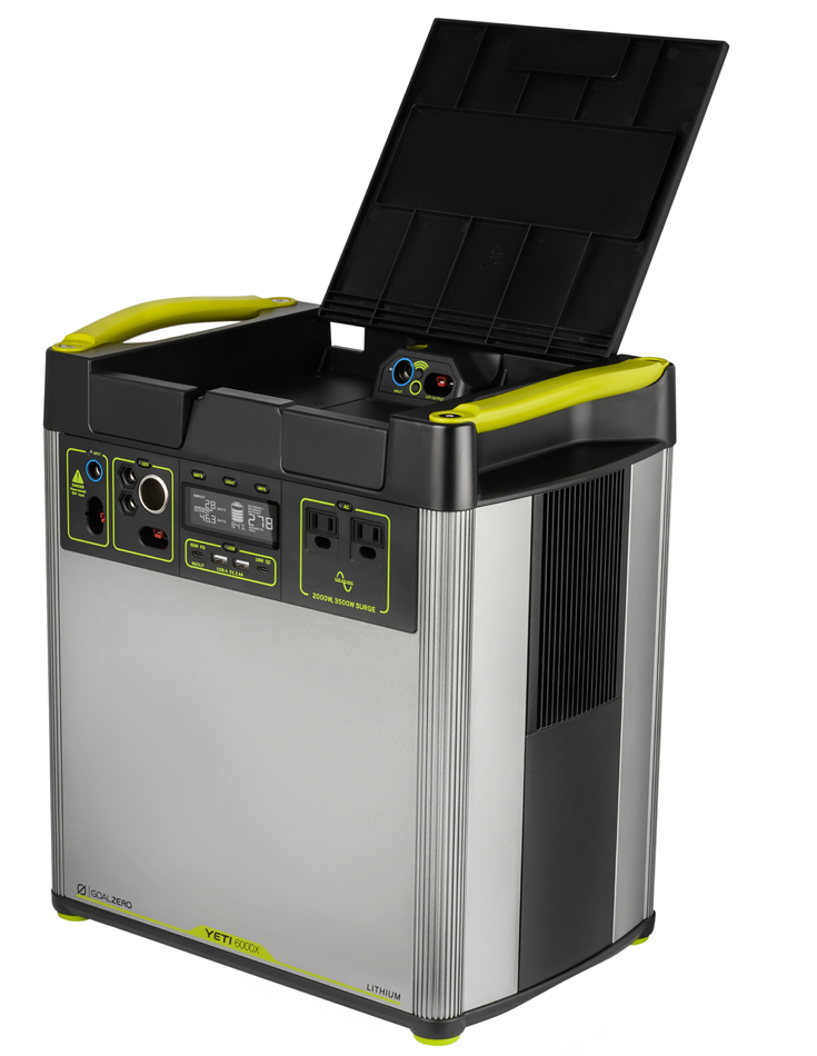 Goal Zero Yeti 6000X Solar Generator Kit with (2) Boulder 200 Briefcase ...