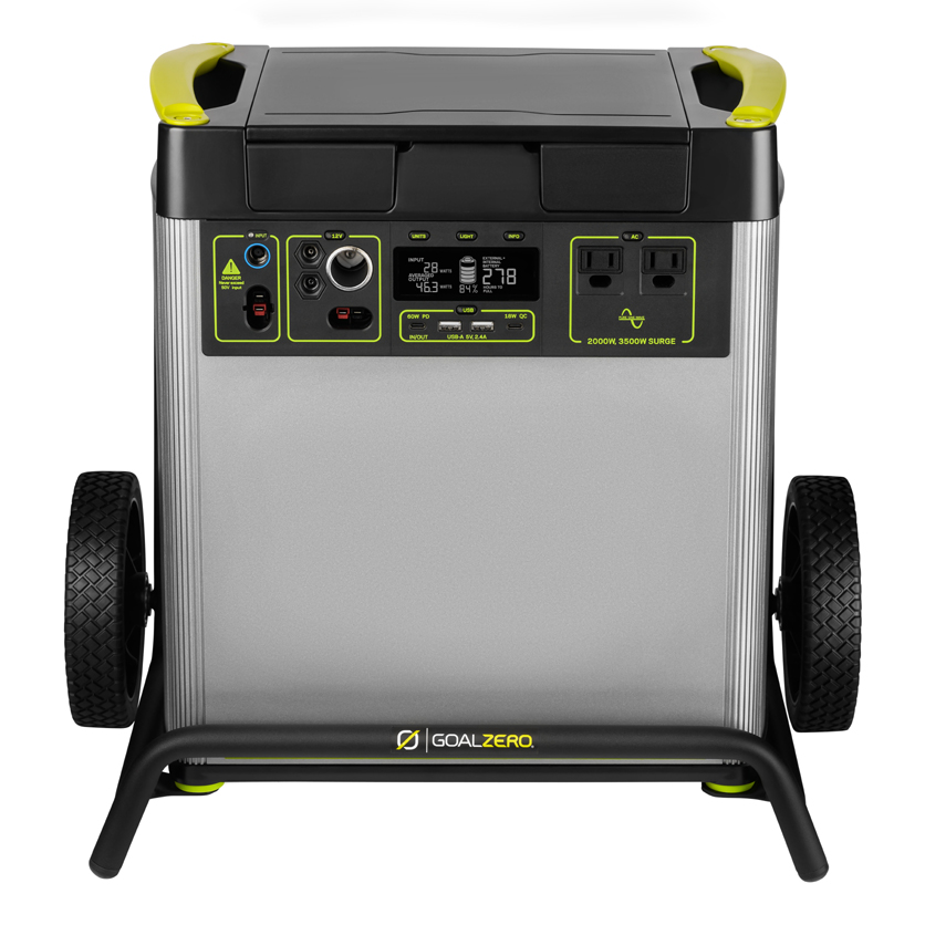 Goal Zero Yeti 6000X Solar Generator Kit with (2) Boulder 200 Briefcase ...