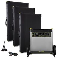 Goal Zero Yeti 6000X Solar Generator Kit with (3) Boulder 200 Briefcase ...