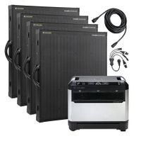 Goal Zero Yeti Pro 4000 Solar Generator Kit - 4x Ranger 300W Panels - 1200 Total Watts