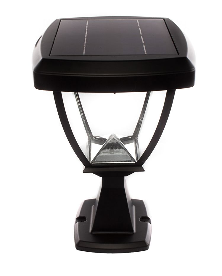 Gama Sonic Inversee Solar Light - Wall / Pier / 3 Inch Fitter Mount