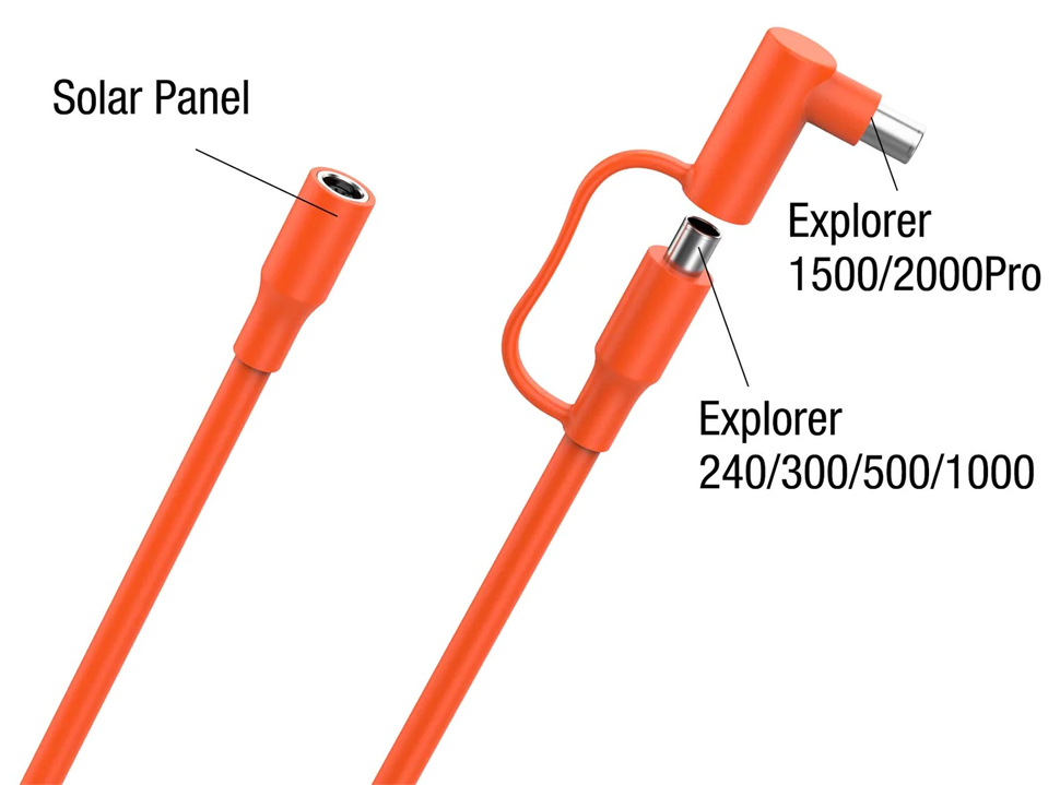 Jackery DC Solar Panel Extension Cable