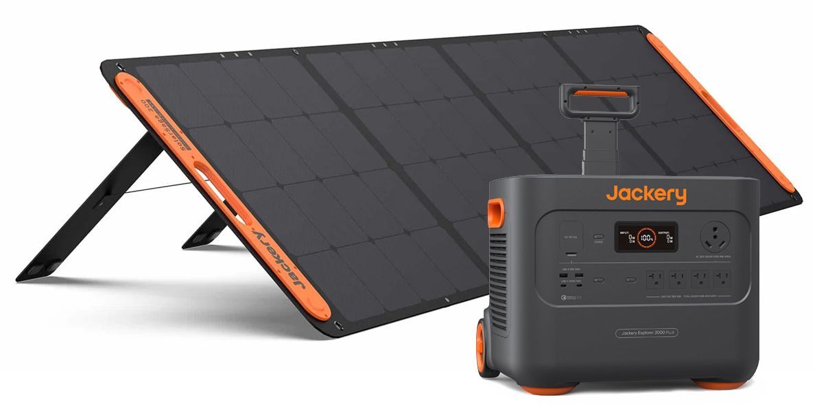Jackery Solar Generator 2000 Plus - With 2x 200W Solar Panels