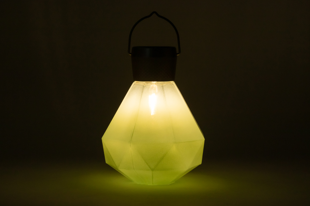 Jade Gem Light Glass Solar Lantern