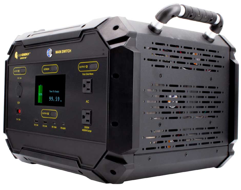 Lion Energy Safari ME Deluxe Solar Generator Kit