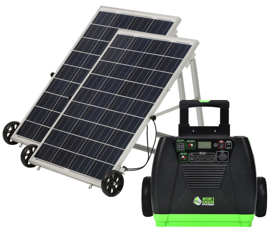 Natures Generator Elite Solar Generator - Gold Kit