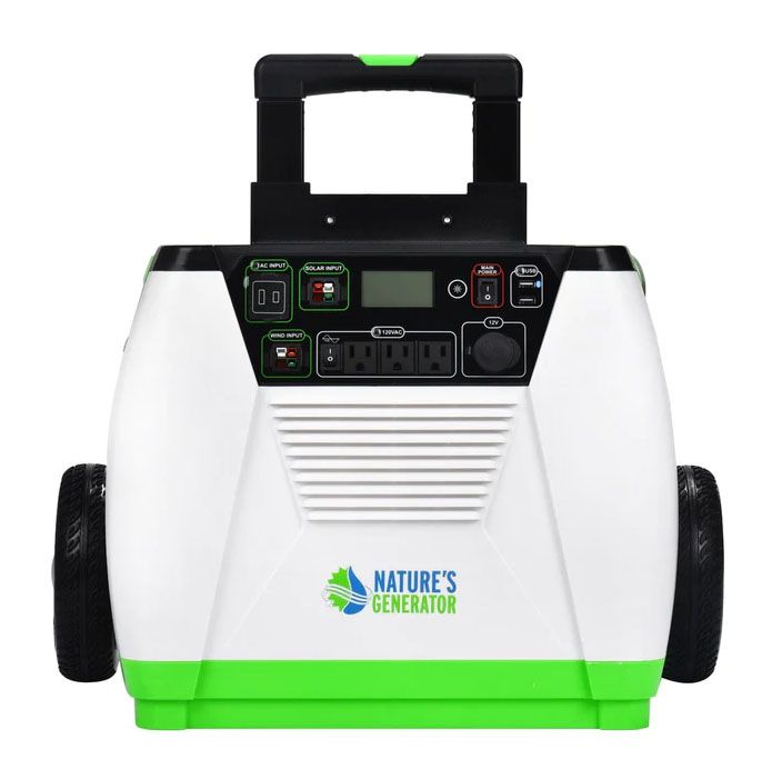 Natures Generator Portable 1800-Watt Solar Generator
