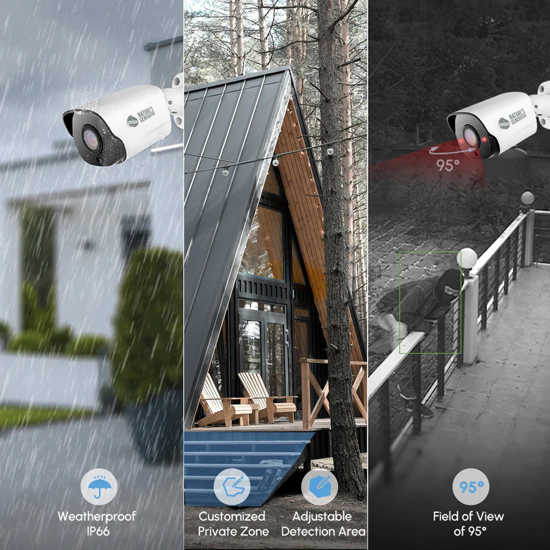 Natures Generator Powerhouse Security Camera (2 Pack)