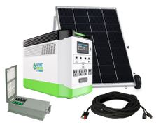 Solar e Power Cube 1500 - Portable Solar Generator - 1500 Watt Inverter ...