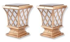 Premium Classic Solar Pillar Light In Black