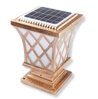 Premium Classic Solar Pillar Light In Bronze