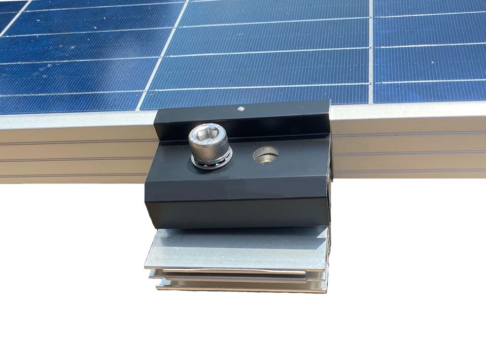 Rail-Less Solar Panel Racking - Mount up to 2x Solar Panels