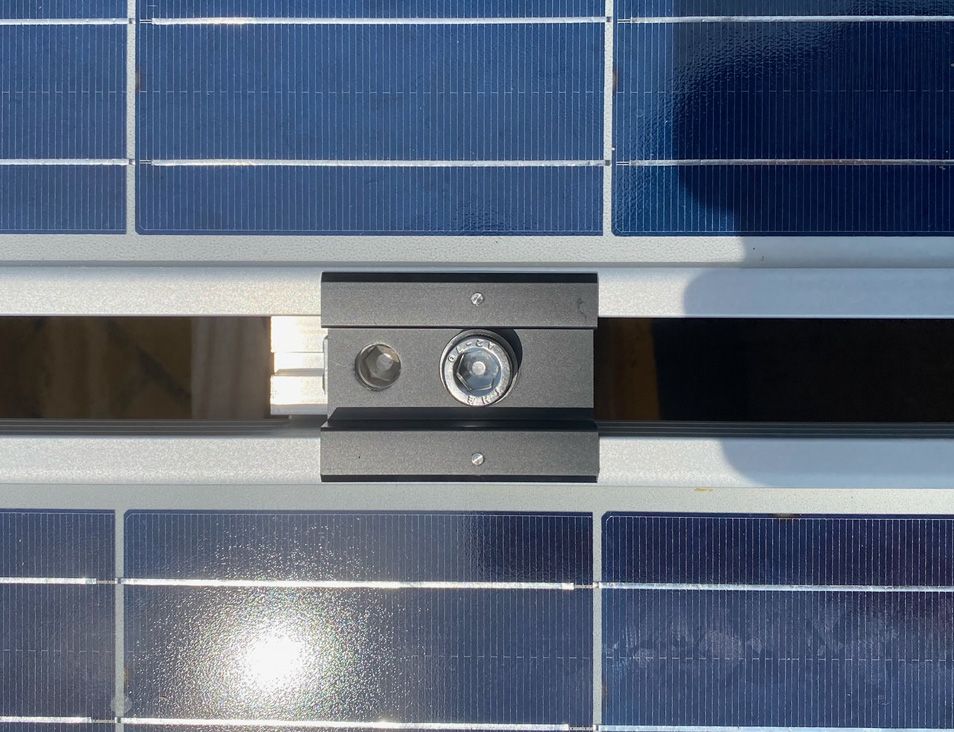 Rail-Less Solar Panel Racking - Mount up to 2x Solar Panels