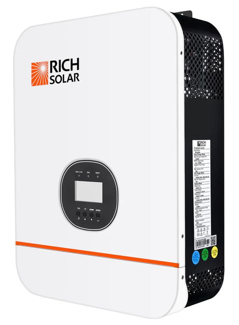 Rich Solar 3000 Watt (3kW) 48 Volt Off-grid Hybrid Solar Inverter ...