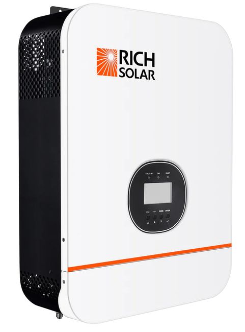 Rich Solar 3000 Watt (3kW) 48 Volt Off-grid Hybrid Solar Inverter ...