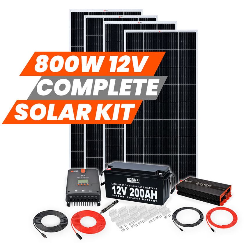 Rich Solar 800 Watt Complete Solar Kit
