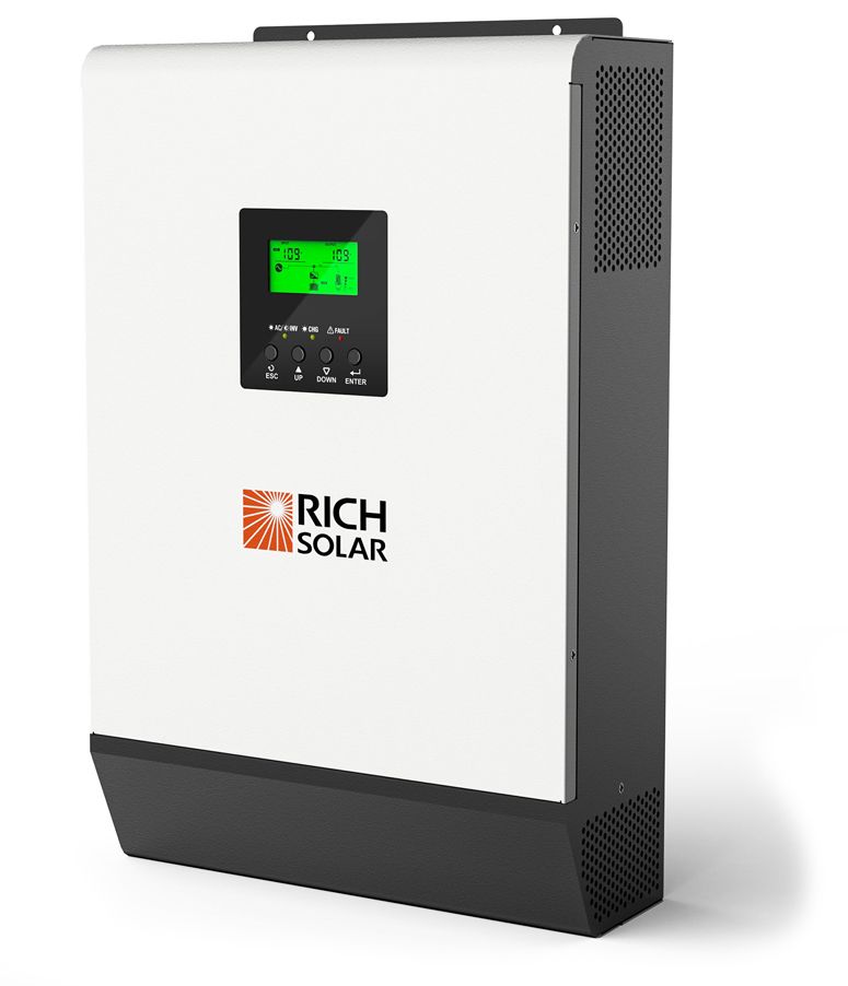 Rich Solar Hybrid Off-Grid Inverter Charge Controller - 2400W 24V 120A ...